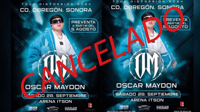 Oscar Maydon cancela conciertos en México tras ataque armado